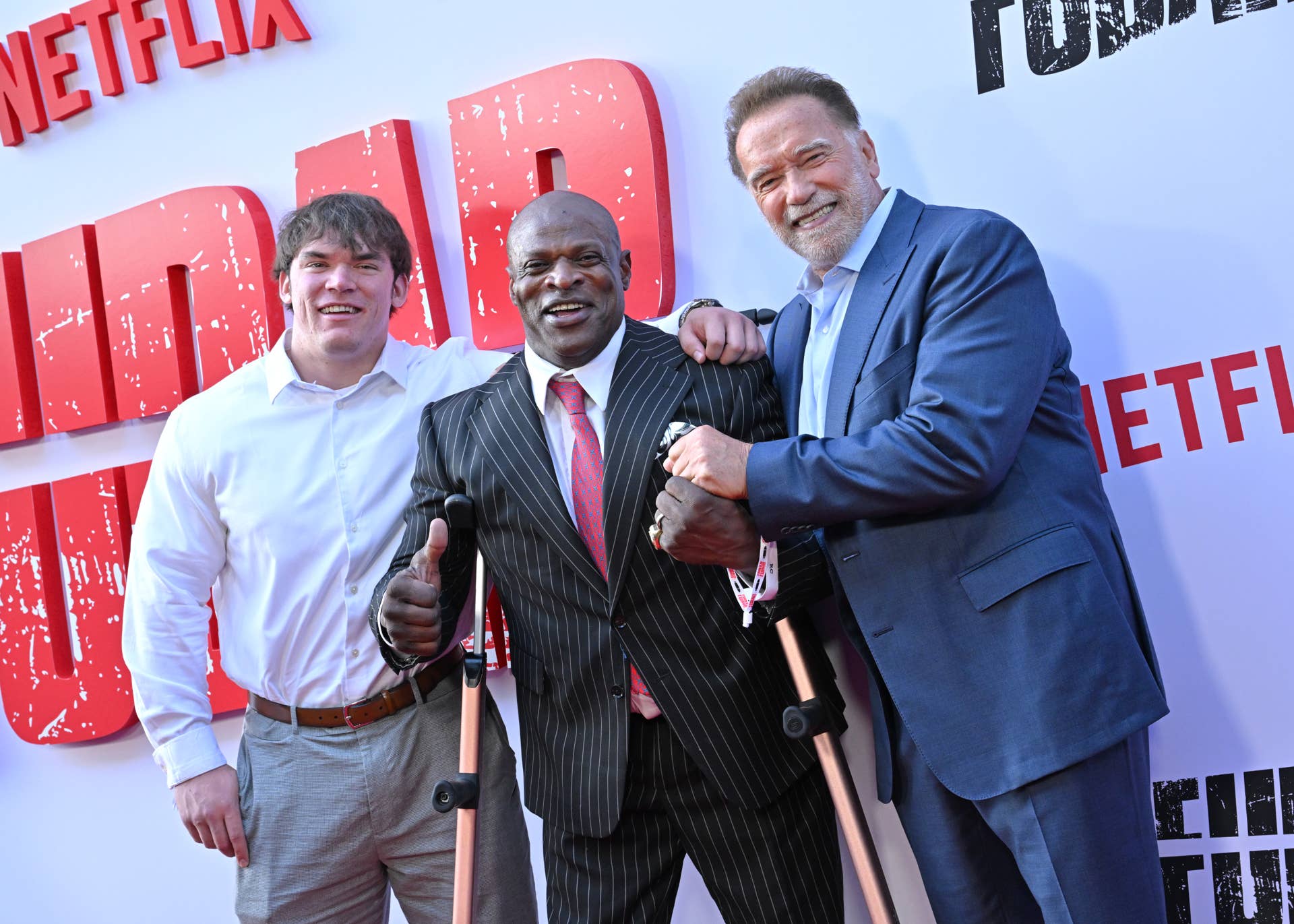 Arnold Schwarzenegger and Sam Sulek Hit Back Day Together - Men's Fitness