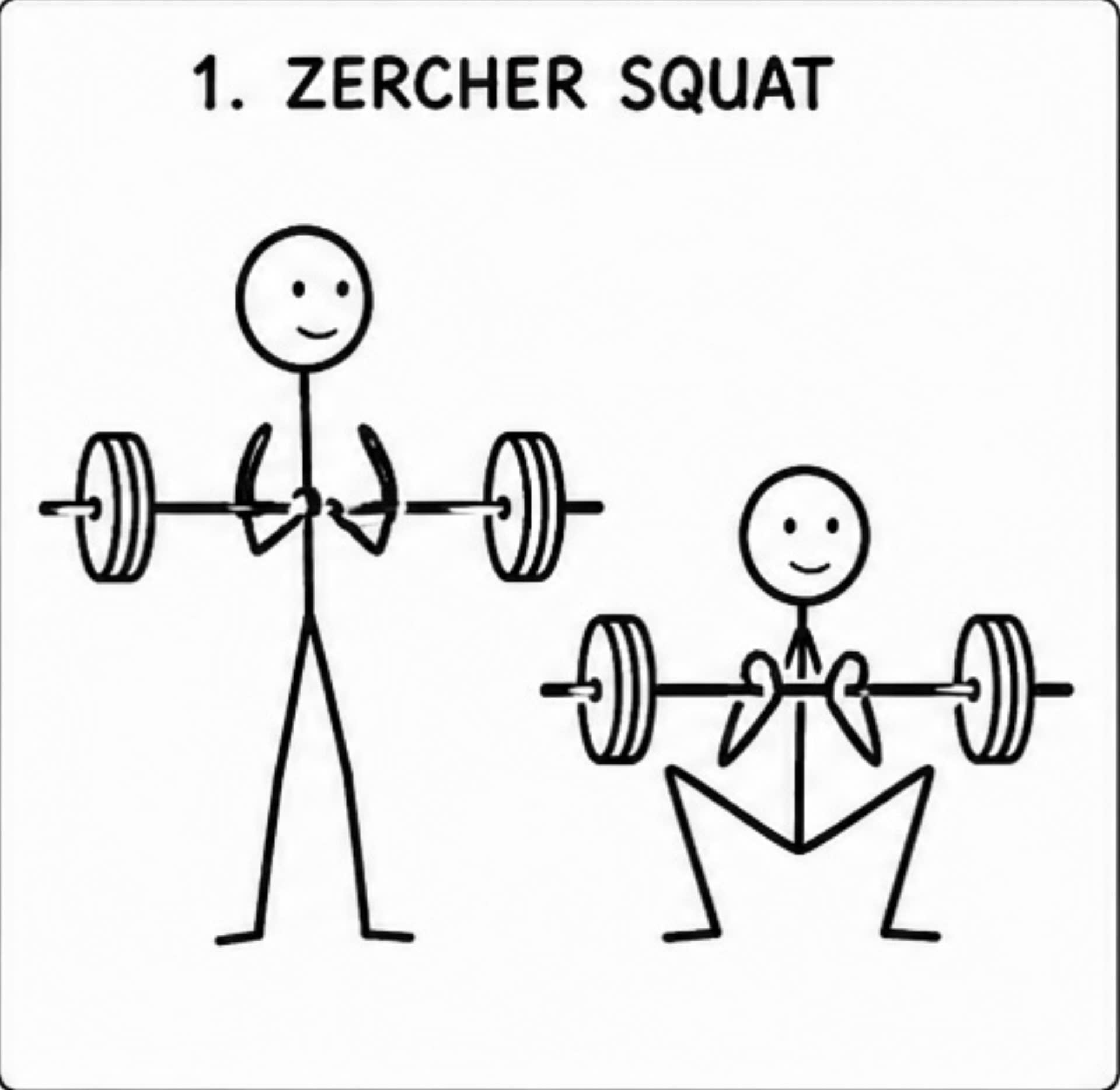 Zercher Squats: Benefits, Muscles Worked, and How to Do Them - Men's ...