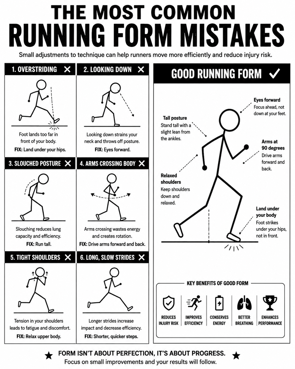 The Most Common Running Form Mistakes - Men's Fitness