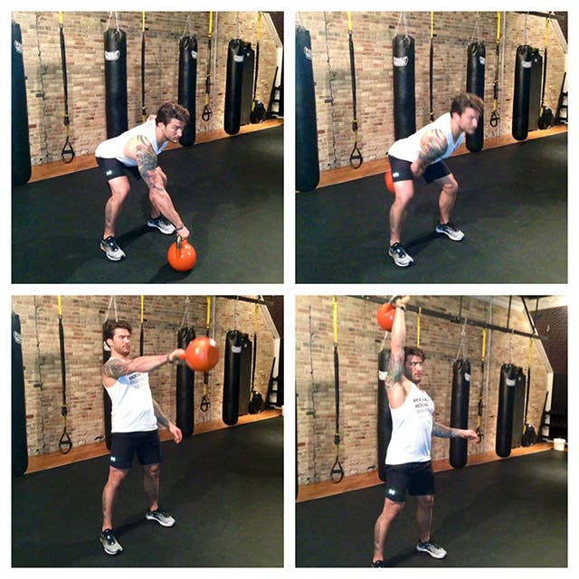 TRX-Kettlebell Combo - Men's Fitness