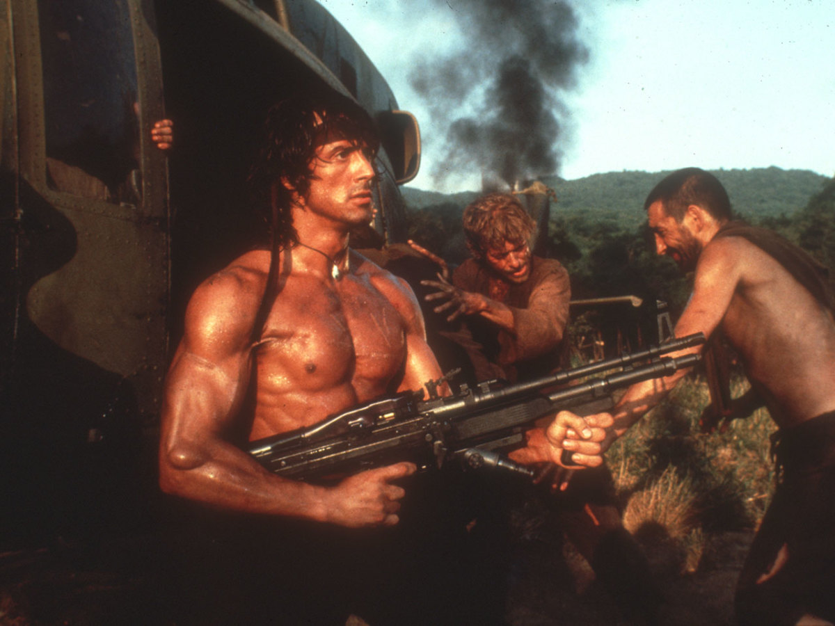 The 4-Move Workout to Get Forearms Like Rambo - Men's Fitness