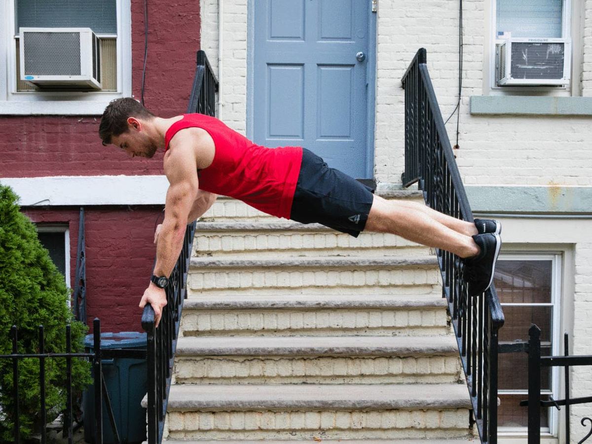 Bodyweight Exercises You Can Do on Your Front Steps - Men's Fitness