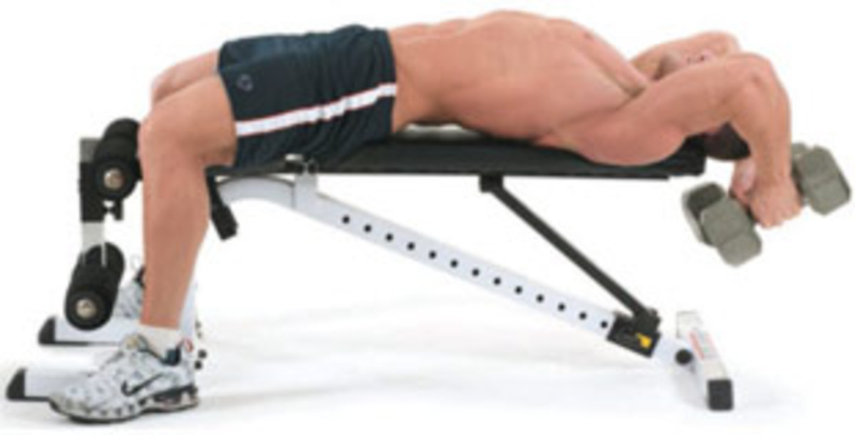 Rolling Triceps Extension - Men's Fitness