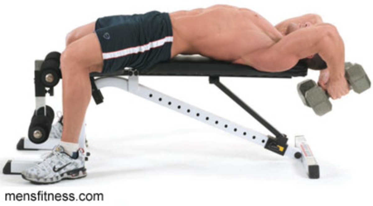 Rolling Triceps Extension - Men's Fitness