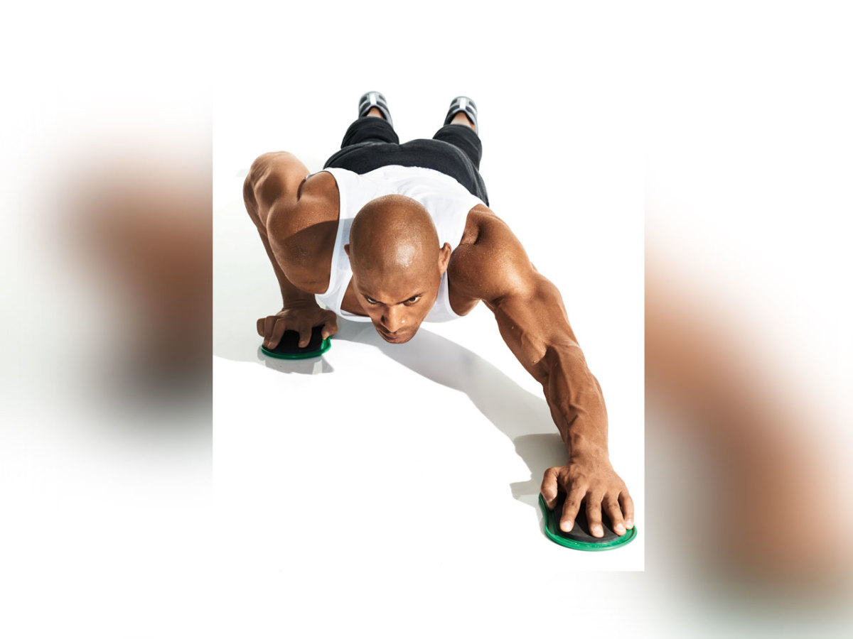 How to Do the Slider Reach - Men's Fitness