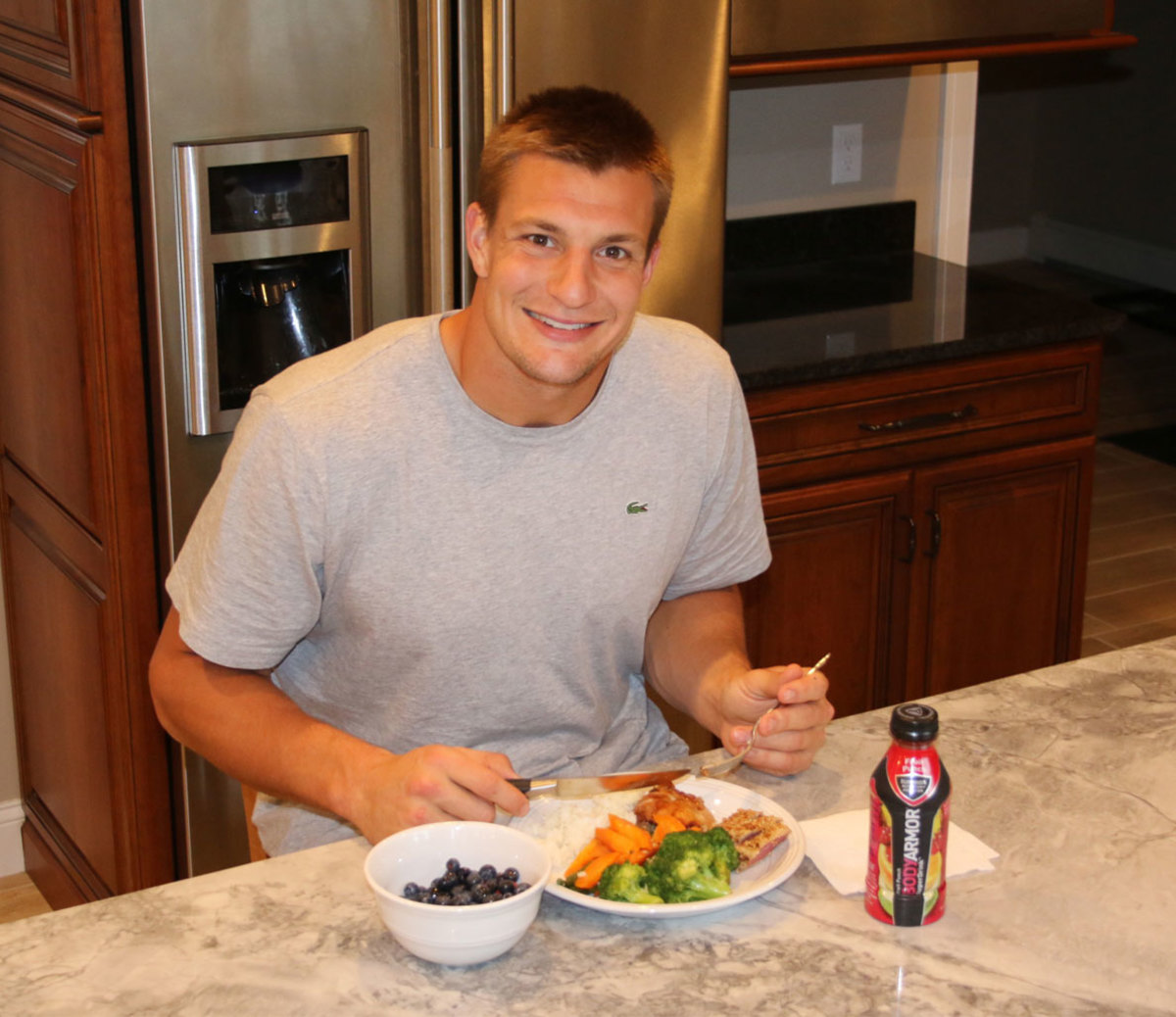 Dished Rob Gronkowski - Men's Fitness