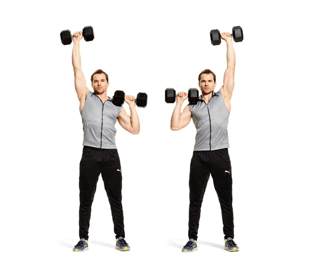 Beginner Shoulder and Abs Workout to Build Muscle Fast - Men's Fitness