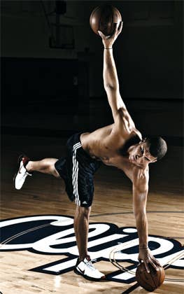 Combine Basketball and Yoga Moves - Men's Fitness