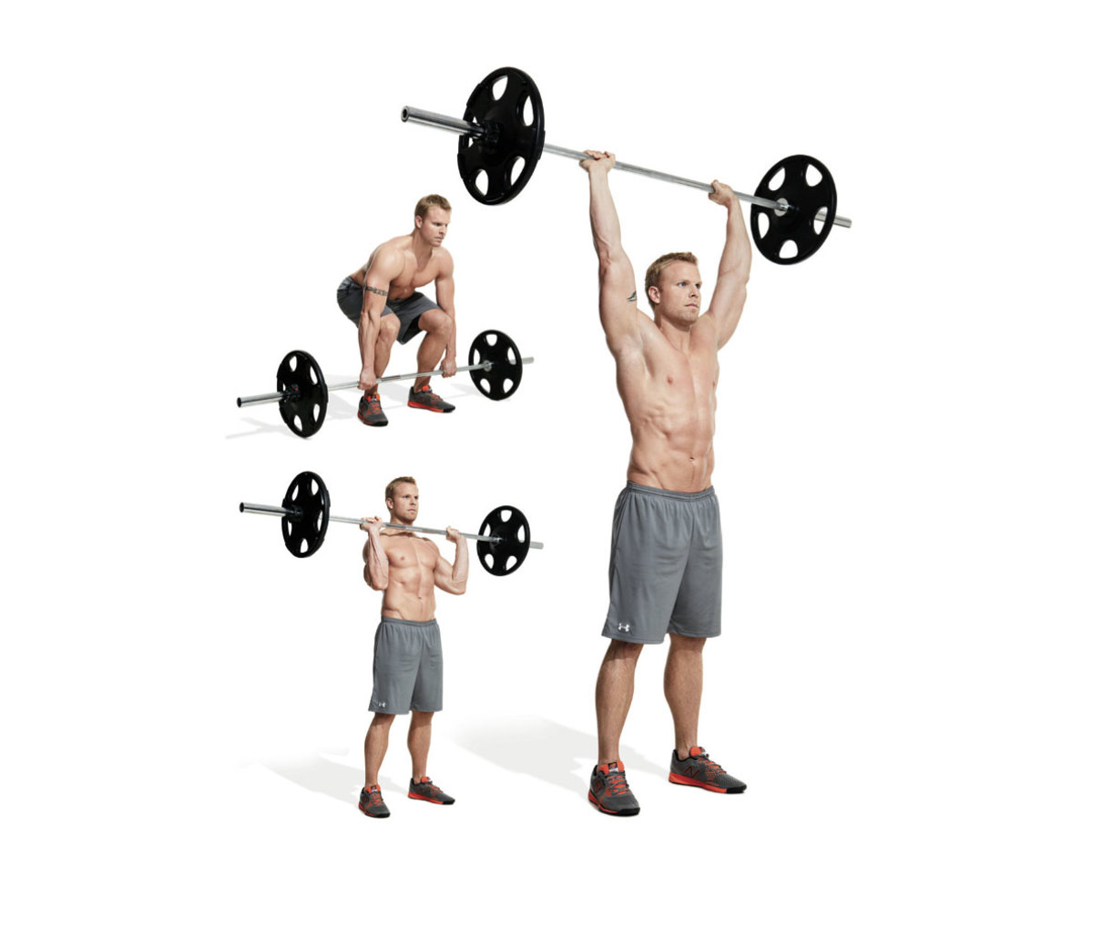 Barbell shoulder workout store