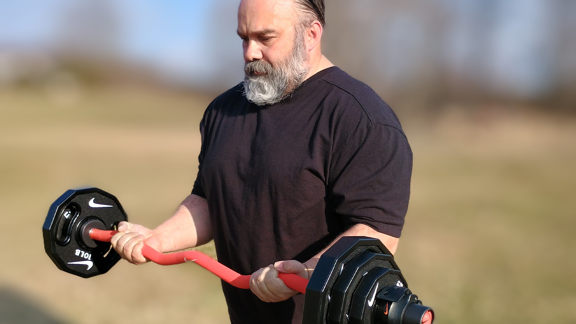 Nike Strength Review: Shield Curl Bar - Men's Fitness