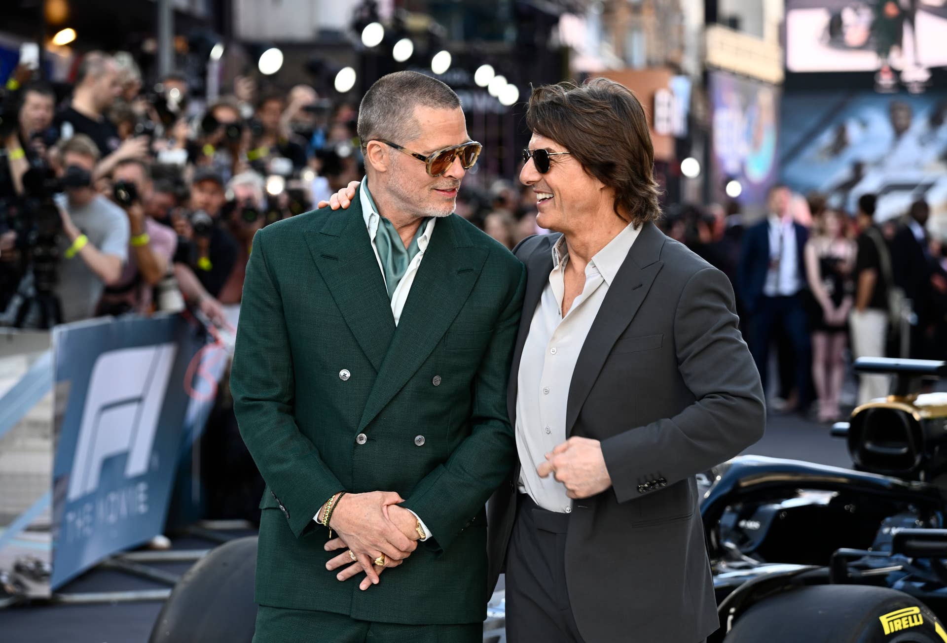 Tom Cruise and Brad Pitt Reunite on the Red Carpet - Men's Fitness