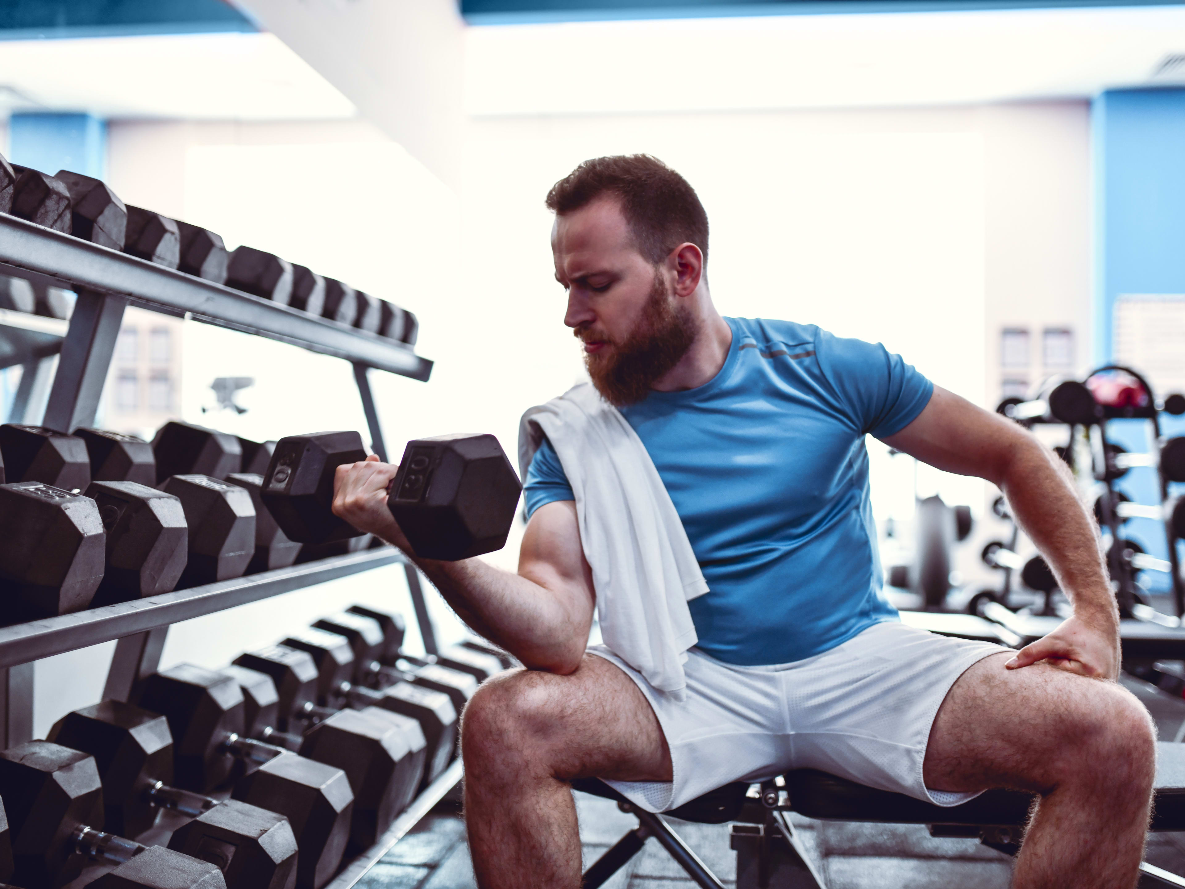 20-Minute One-Dumbbell Arm Workout for Building Muscle - Men's Fitness