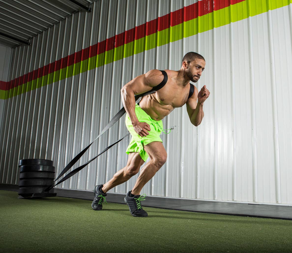 The Weight Sled Workout - Men's Fitness