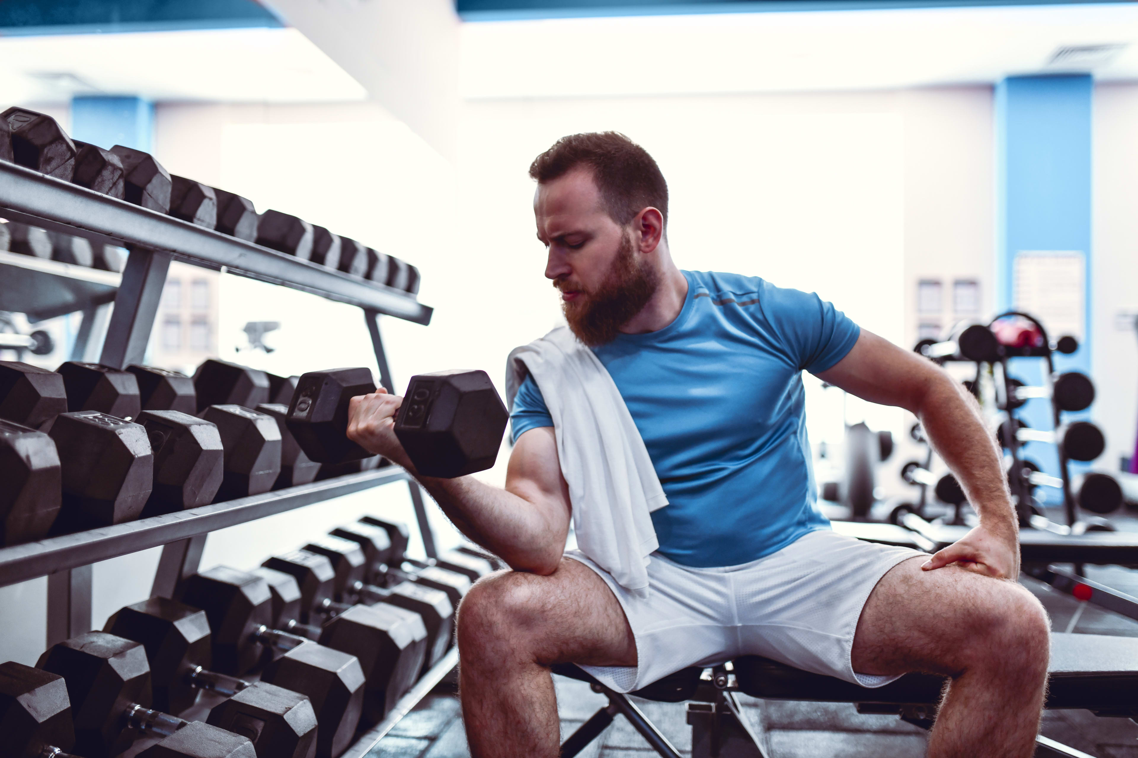 20-Minute One-Dumbbell Arm Workout for Building Muscle - Men's Fitness