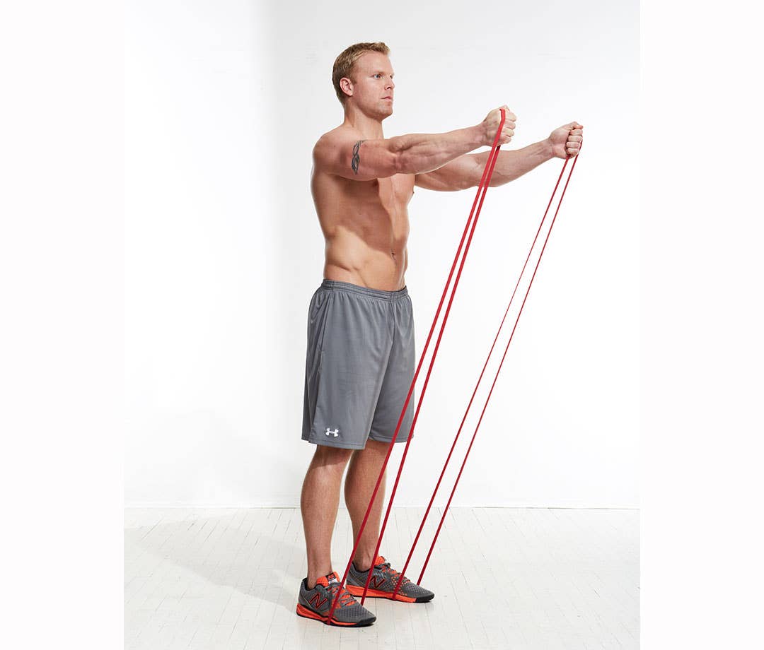 Resistance Band Front Raise